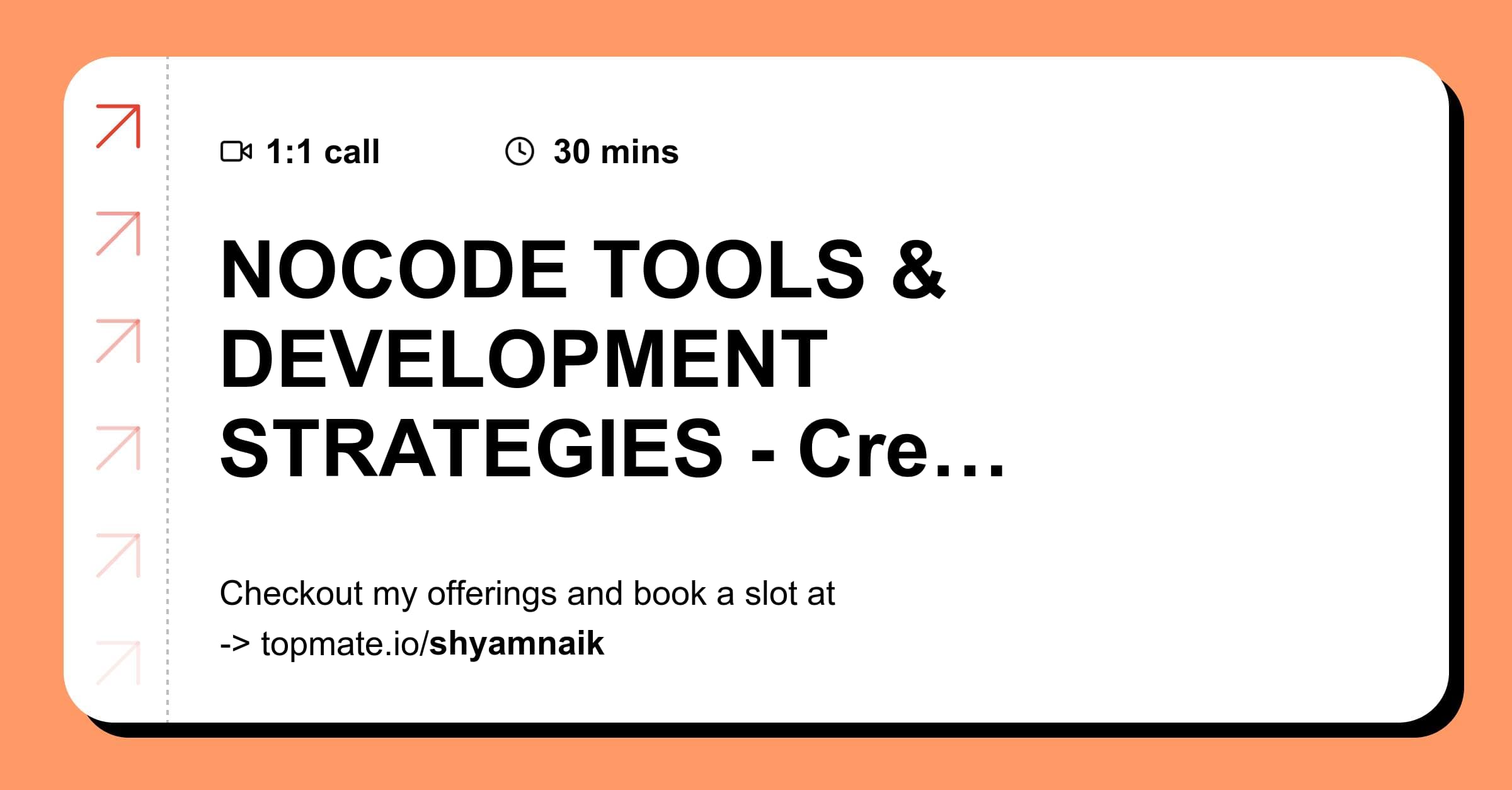 NOCODE TOOLS & DEVELOPMENT STRATEGIES - Create MVP for your Startup or Brand with Shyamnaik Guguloth